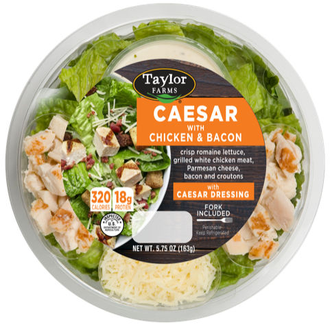Caesar with Chicken & Bacon - Taylor Farms