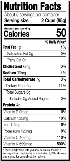 Chopped Kale - Taylor Farms