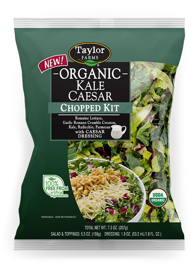 Organic Kale Caesar Chopped Kit - Taylor Farms
