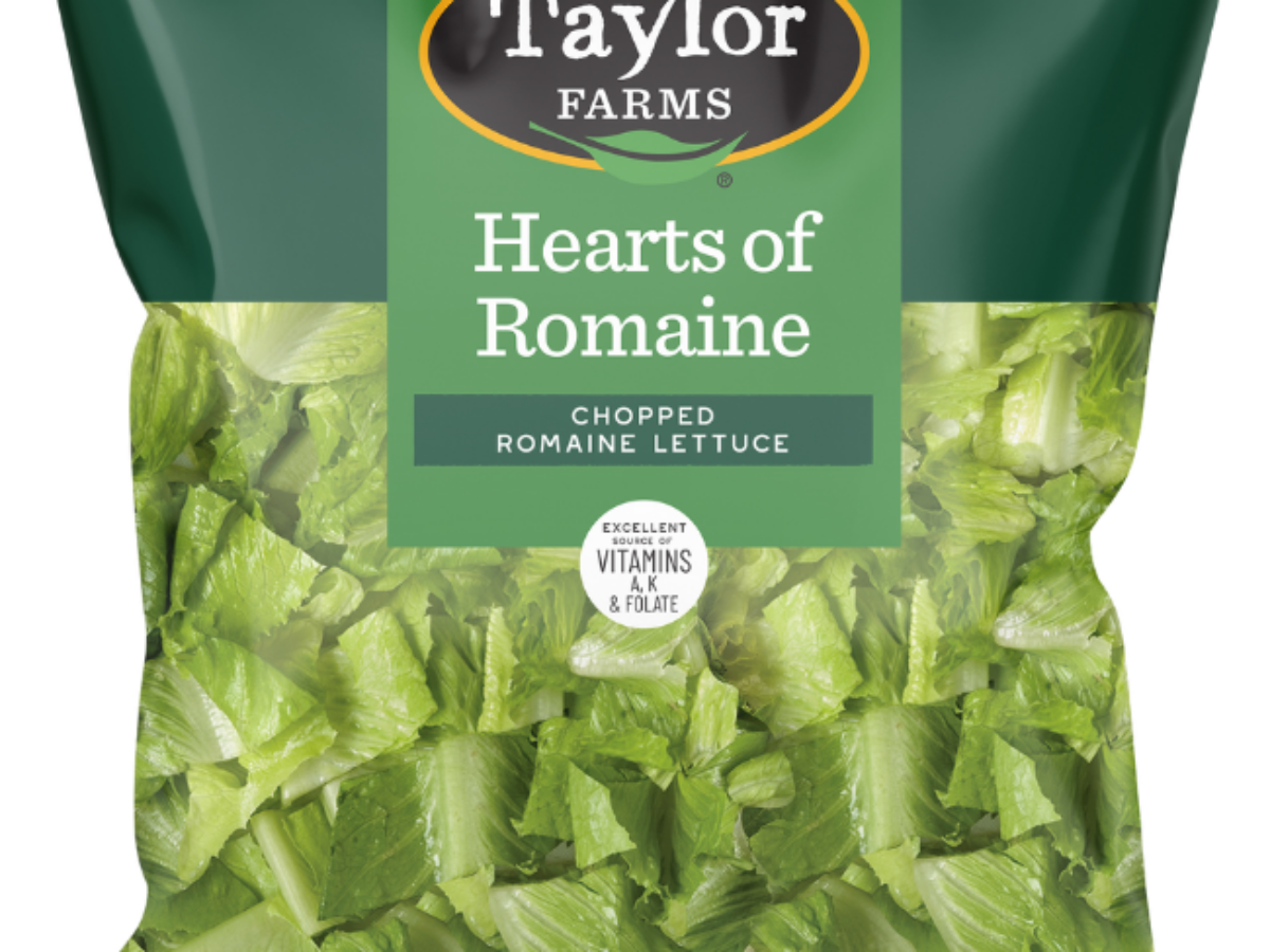 Romaine Lettuce Packaged