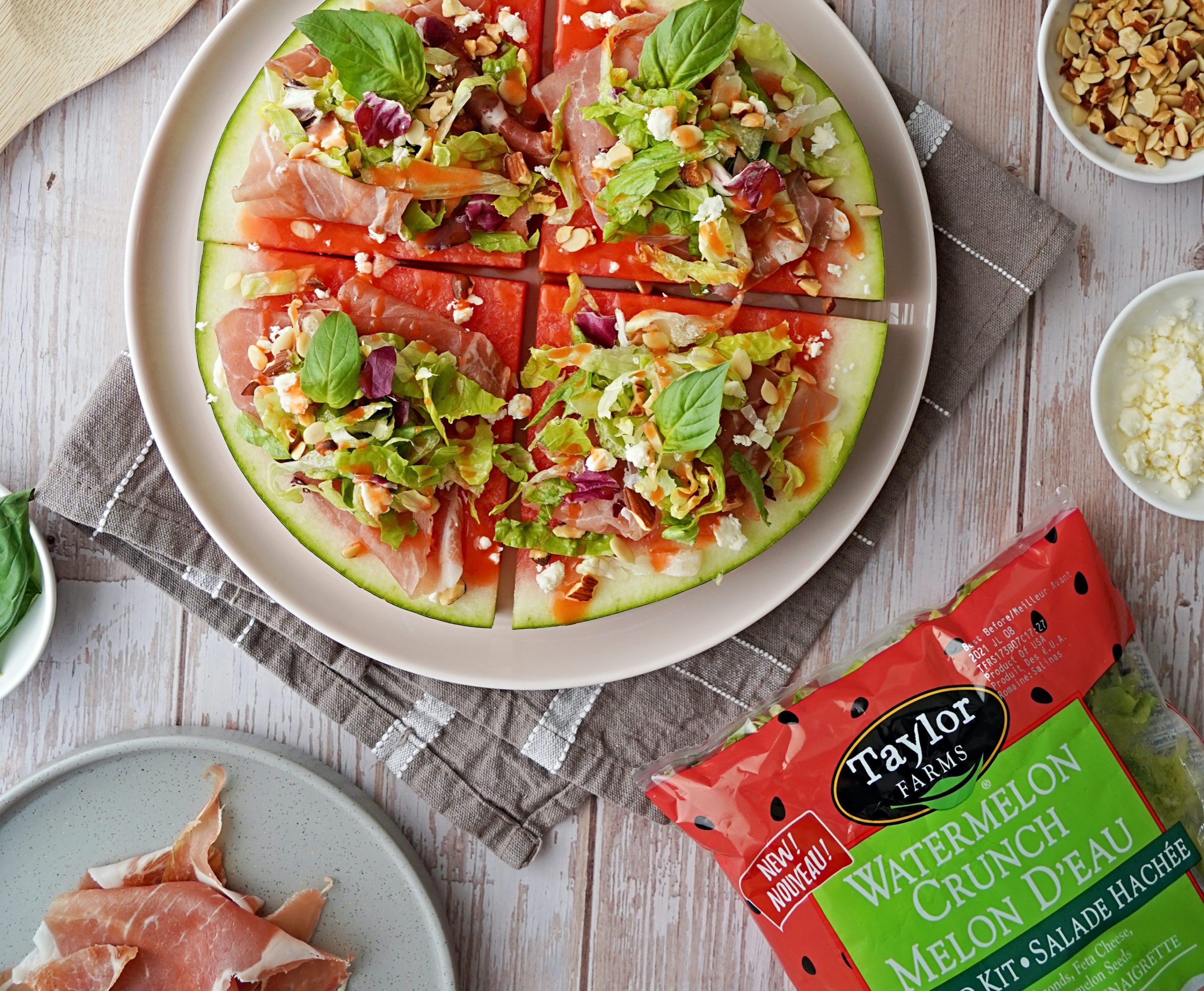 One in A Melon Salad "Pizza" - Taylor Farms