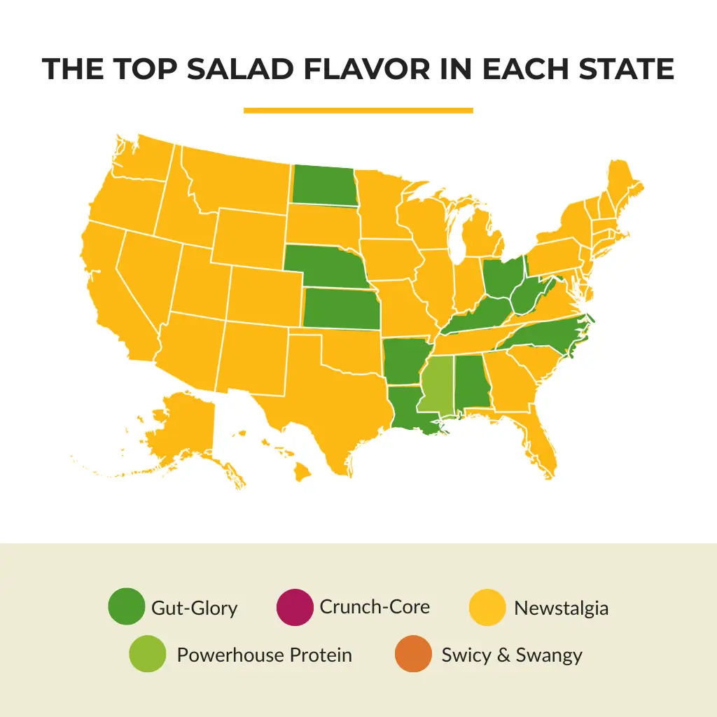 Mapping America’s Salad Curiosity - Taylor Farms: Top Trends, States ...